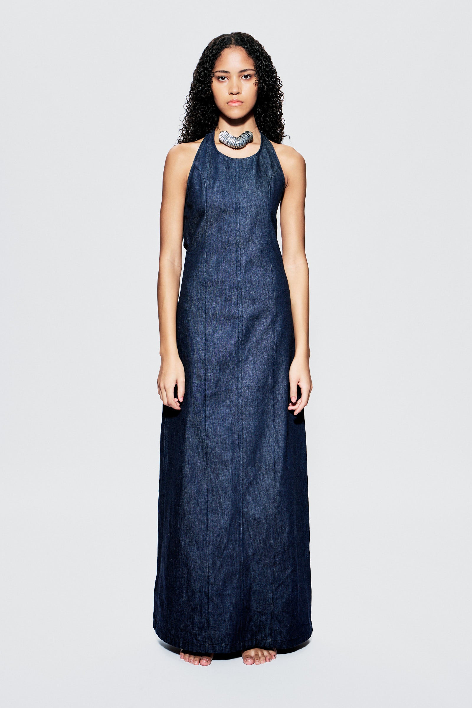 Maxine Dress | Upcycled Denim | Deadwood – Deadwood Studios