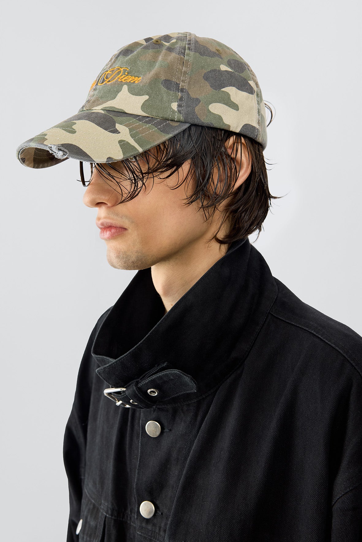Carpe Diem camouflage Baseball Cap | Recycled Cotton | Deadwood ...